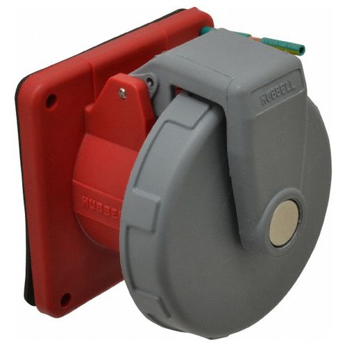 HBL430R7W - Hubbell HBL430R7W - 4 Pin, Pin and Sleeve Female Receptacle ...