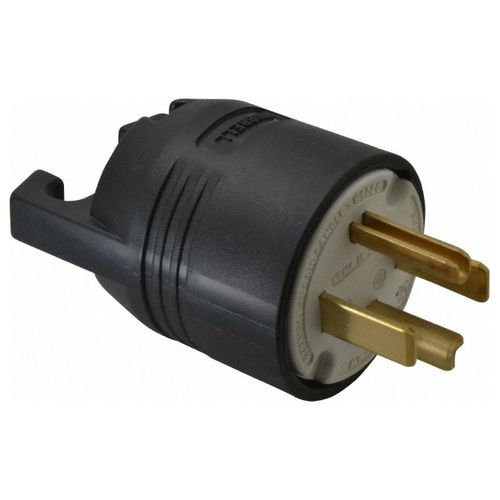 HBL9431C - Hubbell HBL9431C - Straight Blade Plug 14-30P, Black & White ...