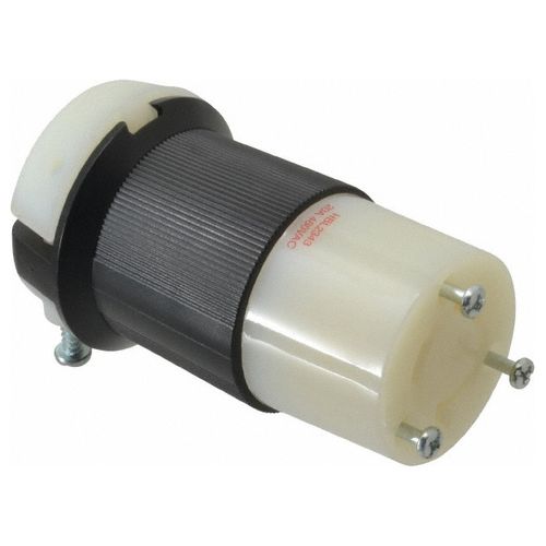 HBL2343 - Hubbell HBL2343 - 2P 3 Wire 20A Industrial Locking Plug, L8 ...