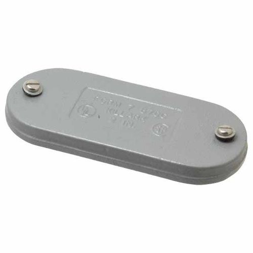 670C - Hubbell 670C - 2" Trade, Cast Iron Conduit Body Cover Plate, 670C