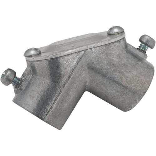 2752 - Hubbell 2752 - 1/2" EMT Set Screw Zinc 90° Pull Elbow, 2752