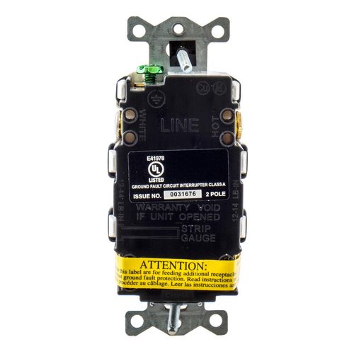 GFTWRST15W - Hubbell GFTWRST15W - 15A 125 V 2-Pole 3-Wire Commercial ...