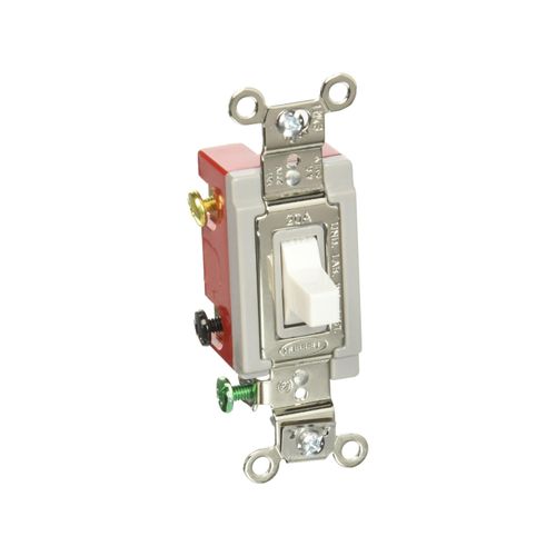 HBL1557W - Hubbell HBL1557W - 20A 120/277V Ac Industrial Toggle Switch ...