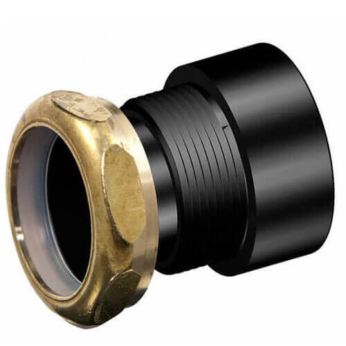 I018160 - Nibco I018160 - 1-1/2" x 1-1/4" Hub x Slip Joint ABS DWV Trap ...