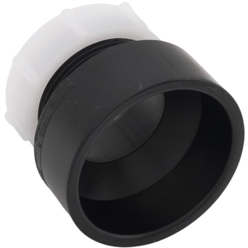 I018050 - Nibco I018050 - 1-1/2" Hub x Slip Joint ABS DWV Trap Adapter ...