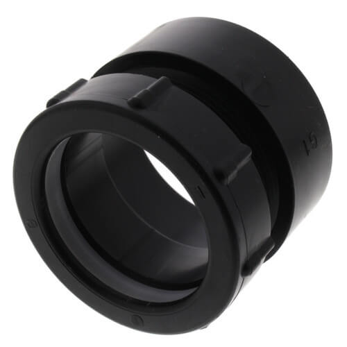 I018200 - Nibco I018200 - 2" Hub x Slip Joint ABS DWV Trap Adapter (58017)