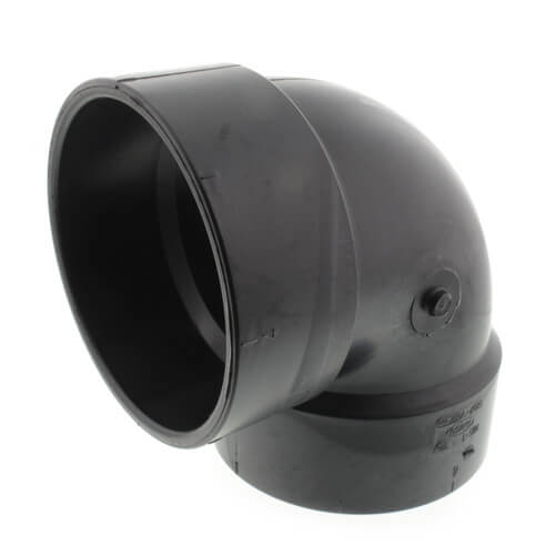 I053700 - Nibco I053700 - 4" Hub ABS DWV 90° Vent Elbow (5807V)
