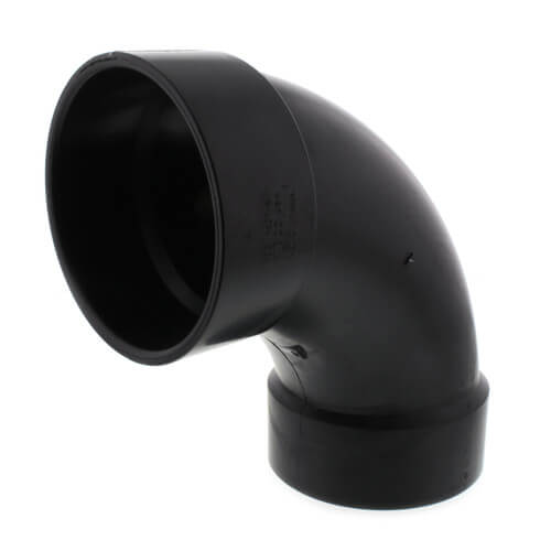 I057170 - Nibco I057170 - 4" Hub ABS DWV 90° Long Turn Elbow (5807LT)