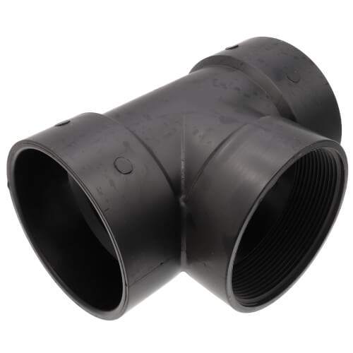 I113090 - Nibco I113090 - 4" Hub x Hub x FIPT ABS DWV Test Tee (581114V)