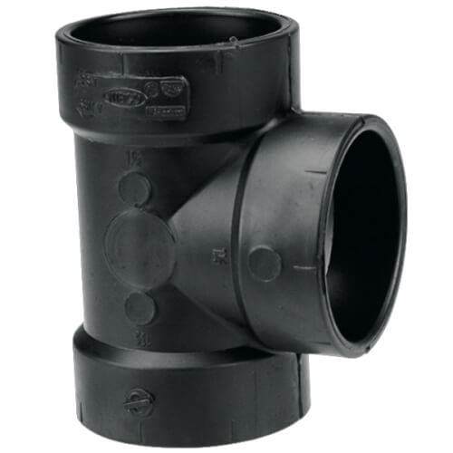 I138100 - Nibco I138100 - 1-1/2" Hub ABS DWV Vent Tee (5811-V)