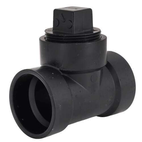 I159050 - Nibco I159050 - 1-1/2" Hub Cleanout w/ Plug ABS DWV Test Tee ...