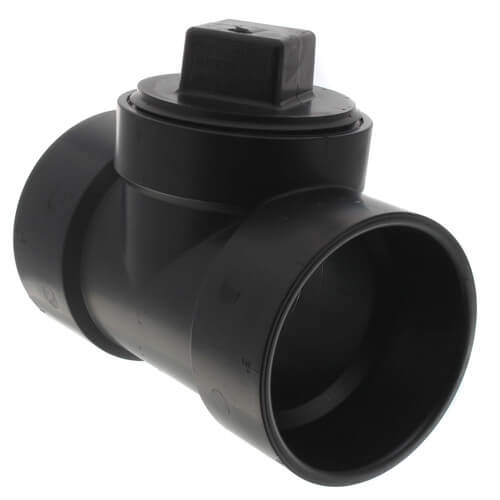 I159150 - Nibco I159150 - 3" Hub Cleanout w/ Plug ABS DWV Test Tee (5814)