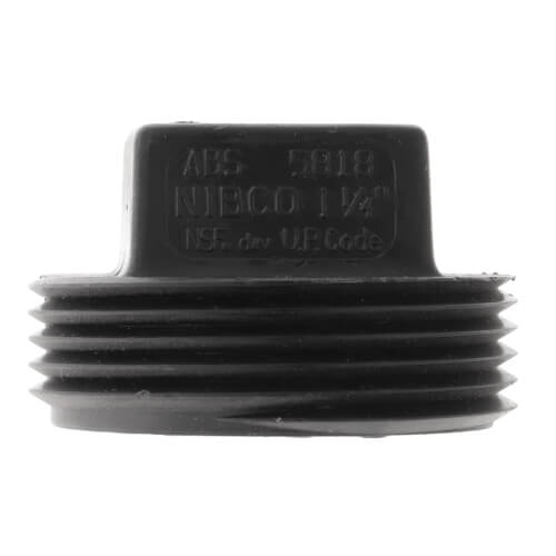 I177150 - Nibco I177150 - 1-1/4" MIPT ABS DWV Plug (5818)