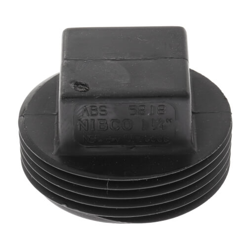 I177150 - Nibco I177150 - 1-1/4" MIPT ABS DWV Plug (5818)