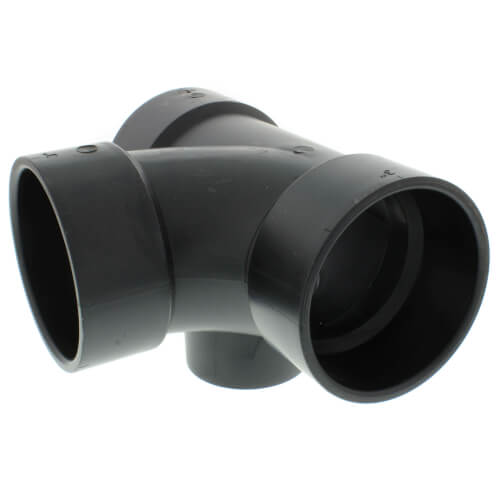 I495350 - Nibco I495350 - 3" x 3" x 3" x 2" Hub ABS Sanitary Tee with ...