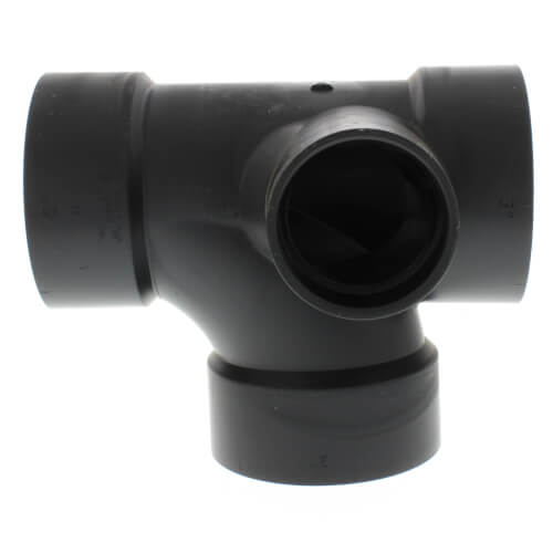 I495350 - Nibco I495350 - 3" x 3" x 3" x 2" Hub ABS Sanitary Tee with ...