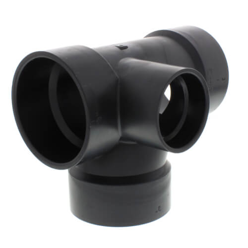 I500350 - Nibco I500350 - 3" x 3" x 3" x 2" Hub ABS Sanitary Tee with ...