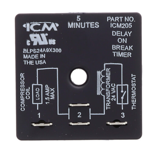ICM205B - ICM Controls ICM205B - ICM205 Delay on Break Timer (5 Minute ...