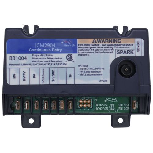 ICM2904 - ICM Controls ICM2904 - Intermittent Pilot Ignition Control ...