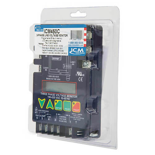 ICM450S - ICM Controls ICM450S - ICM450S 3 Phase Line Voltage Monitor ...