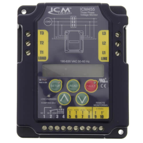 ICM455 - ICM Controls ICM455 - ICM455 3 Phase Line Voltage Monitor w ...