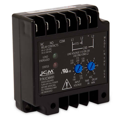 ICM491 - ICM Controls ICM491 - ICM491 Single Phase Motor Protection, 95 ...