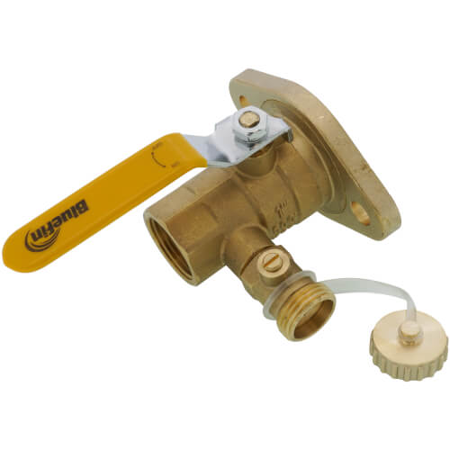 IFTH100 - Bluefin IFTH100 - 1" Threaded Isolation Flange w/ Hose Drain