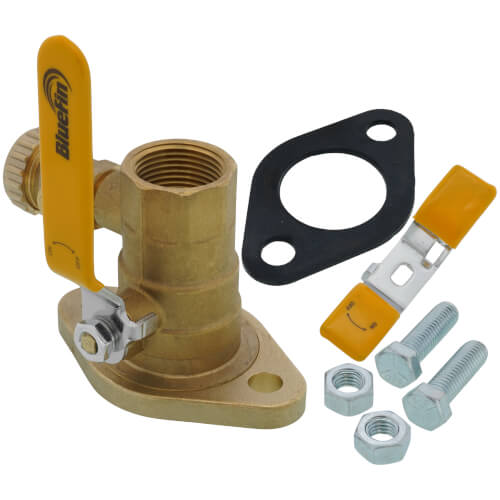 IFTH100 - Bluefin IFTH100 - 1" Threaded Isolation Flange w/ Hose Drain