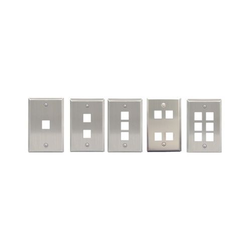 BAL-SP3 - iO HVAC Controls BAL-SP3 - 3 Port Faceplate 1 Gang, Stainless ...