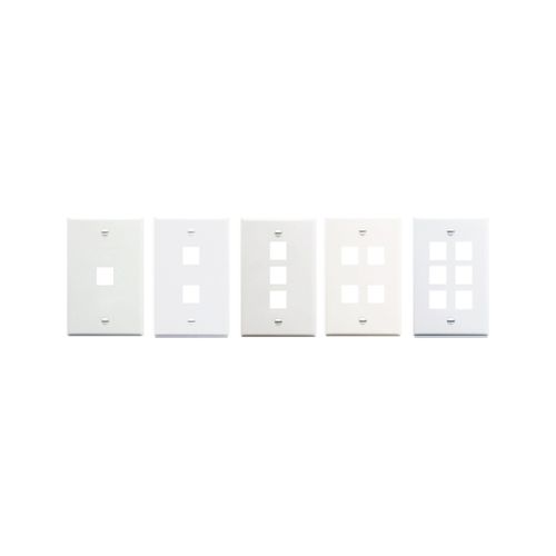 BAL-PP4 - iO HVAC Controls BAL-PP4 - 4 Port Faceplate 1 Gang, White ...