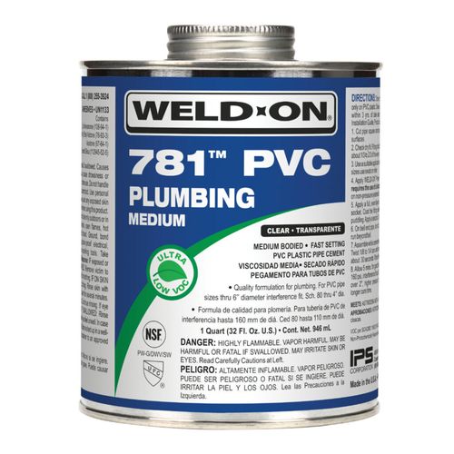 14006 - IPS Corporation 14006 - Clear Medium Body Fast Setting PVC ...