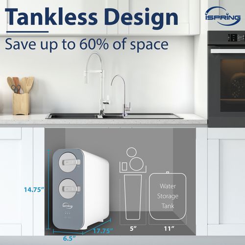RO800G - iSpring RO800G - Tankless Reverse Osmosis Water Filtration ...