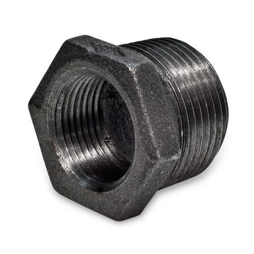 BMBU1125 - Everflow BMBU1125 - 1-1/2" x 1" Black Bushing