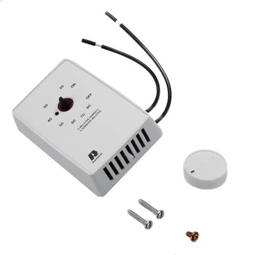 J10-810 - Ranco J10-810 - Vertical Wallmount Dehumidistat w/ 20-80% ...