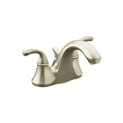 K-10271-4-BN - Kohler K-10271-4-BN - Forte Double Handle Lavatory Faucet with Sculpted Handles ...