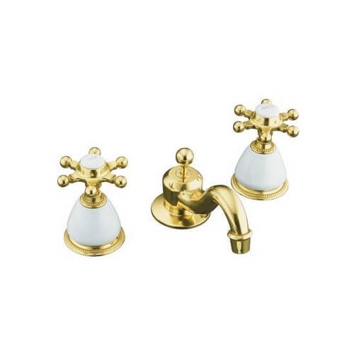 K 223 3 Pb Kohler K 223 3 Pb Antique Widespread Lavatory Faucet
