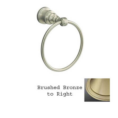 K-6817-BV - Kohler K-6817-BV - IV Georges Brass Towel Ring - Brushed Bronze