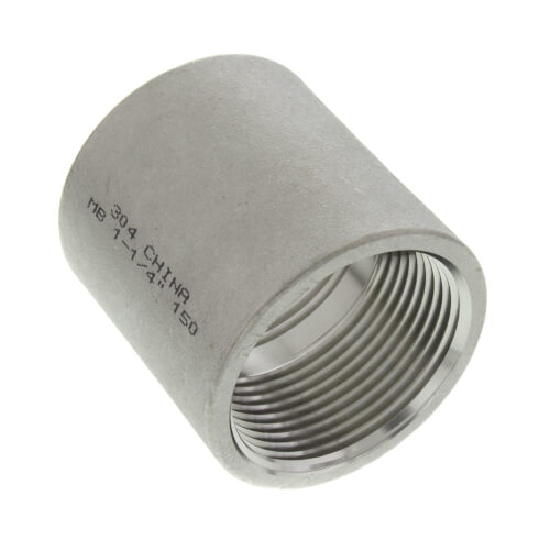 K411-20 - Merit Brass K411-20 - T304 1-1/4" Stainless Steel Coupling