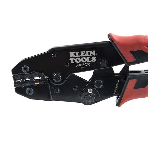 3005CR - Klein Tools 3005CR - Ratcheting Crimper, 10-22 AWG - Insulated ...