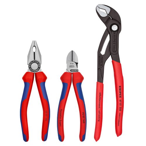 00-20-09-V01 - Knipex 00-20-09-V01 - 3 Piece Best-Seller Pliers Set