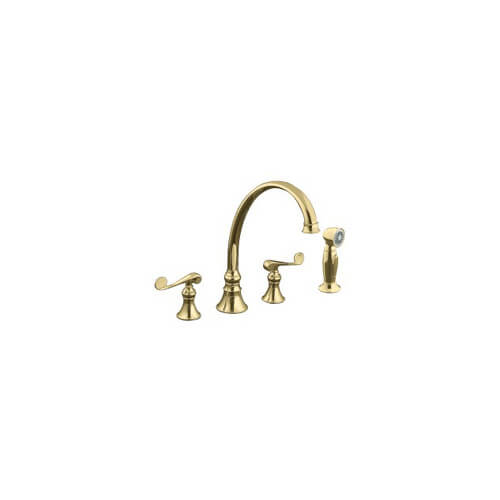 K-16109-4-AF - Kohler K-16109-4-AF - Revival Kitchen Sink Faucet With 9 ...