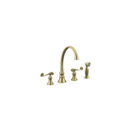 K-16109-4-BV - Kohler K-16109-4-BV - Revival Kitchen Sink Faucet With 9 ...