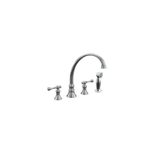 K-16109-4A-CP - Kohler K-16109-4A-CP - Revival Kitchen Sink Faucet With ...