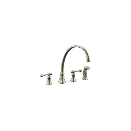 K-16111-4A-BN - Kohler K-16111-4A-BN - Revival Kitchen Sink Faucet With ...