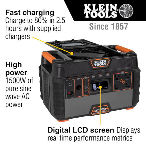 KTB1000 - Klein Tools KTB1000 - Portable Power Station