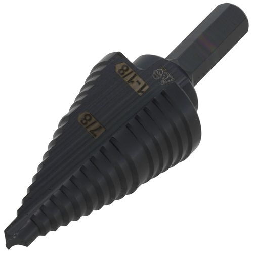 KTSB11 - Klein Tools KTSB11 - Double-Fluted #11 Step Drill Bit, 7/8" to ...