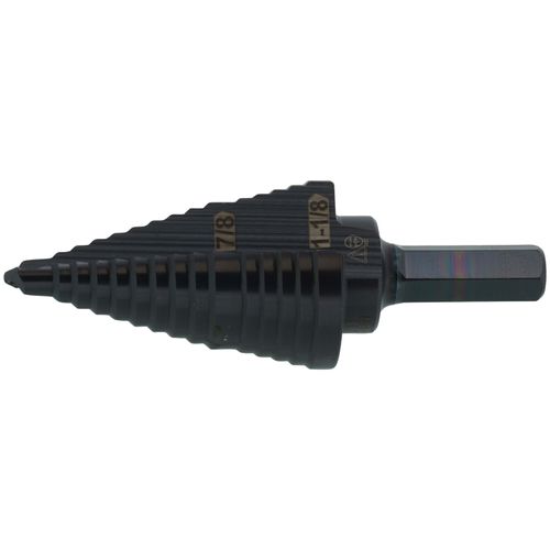 KTSB11 - Klein Tools KTSB11 - Double-Fluted #11 Step Drill Bit, 7/8" to ...