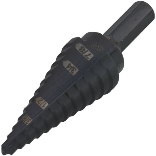 KTSB14 - Klein Tools KTSB14 - Double-Fluted #14 Step Drill Bit, 3/16 ...