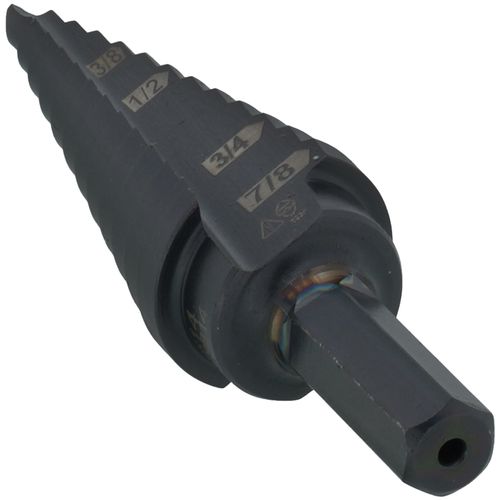 KTSB14 - Klein Tools KTSB14 - Double-Fluted #14 Step Drill Bit, 3/16 ...