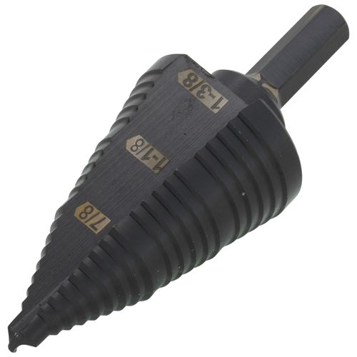 KTSB15 - Klein Tools KTSB15 - Double-Fluted #15 Step Drill Bit, 7/8" to ...